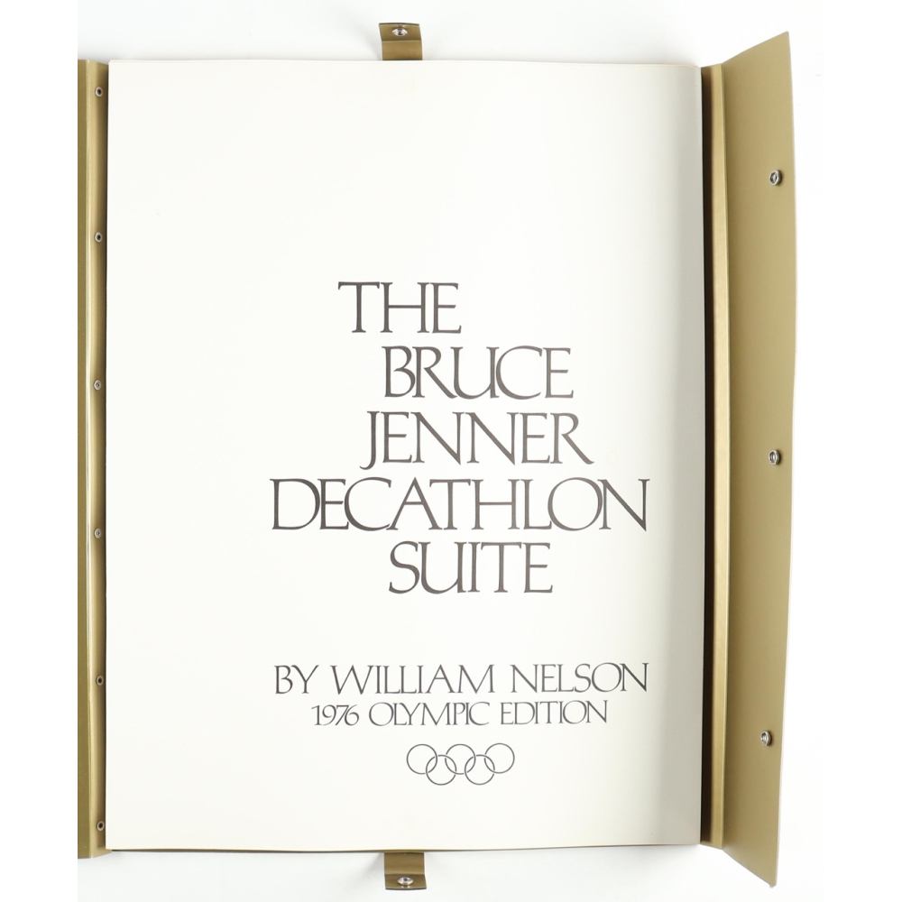 Bruce Jenner & William Nelson Signed "The Bruce Jenner Decathalon Suite ...