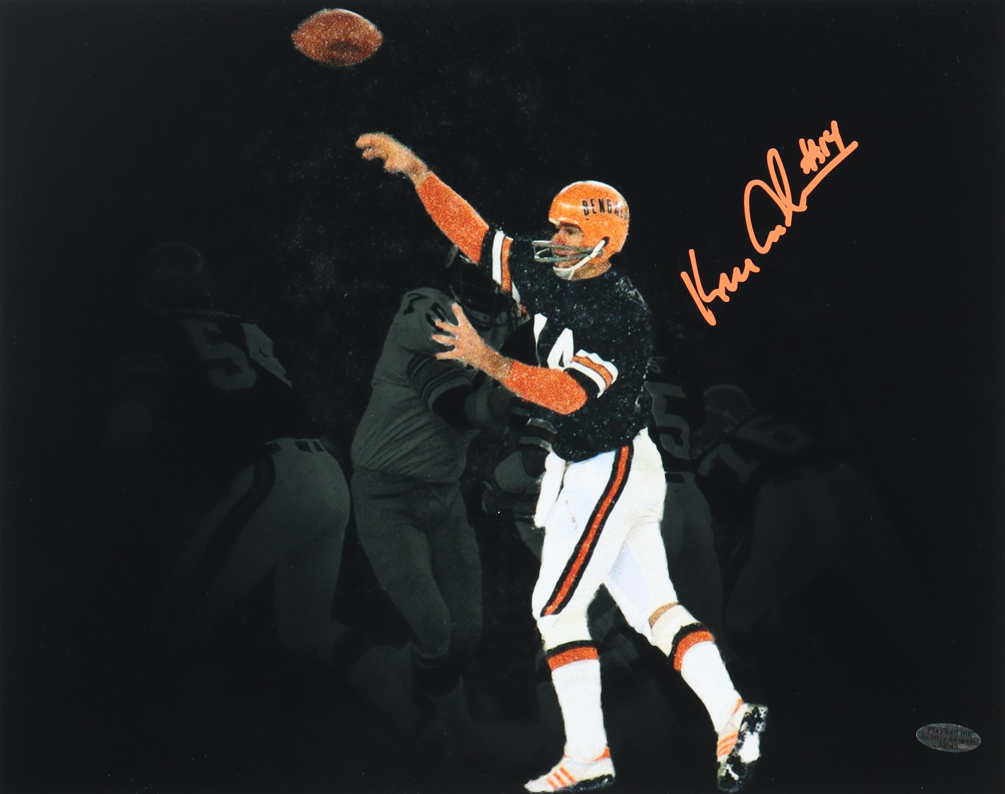 Ken Anderson Signed Bengals 11x14 Photo (Playball Ink) | Pristine Auction