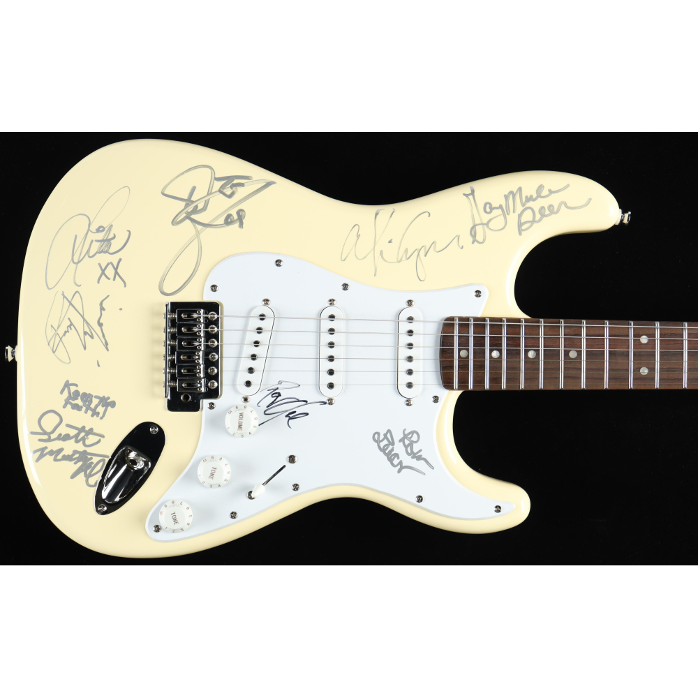 Rock 'N' Roll Greats Full-Size Squier Electric Guitar Signed by (8 ...