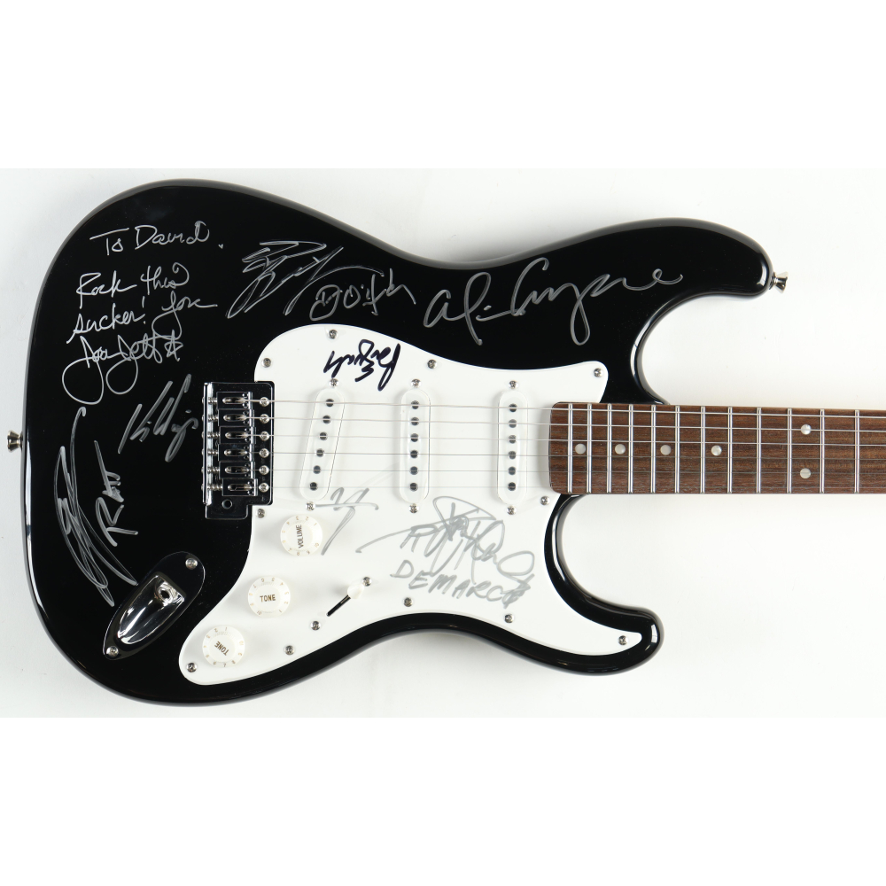 Rock 'N' Roll Greats Full-Size Fender Starcaster Electric Guitar Signed ...