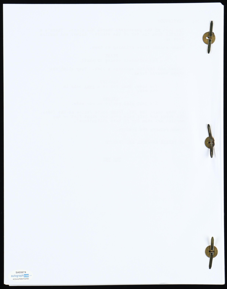 Bolo Yeung Signed "Bloodsport" Replica Movie Script Inscribed ...