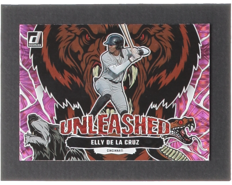 Elly De La Cruz 2023 Donruss Unleashed Pink Fireworks #7 | Pristine Auction