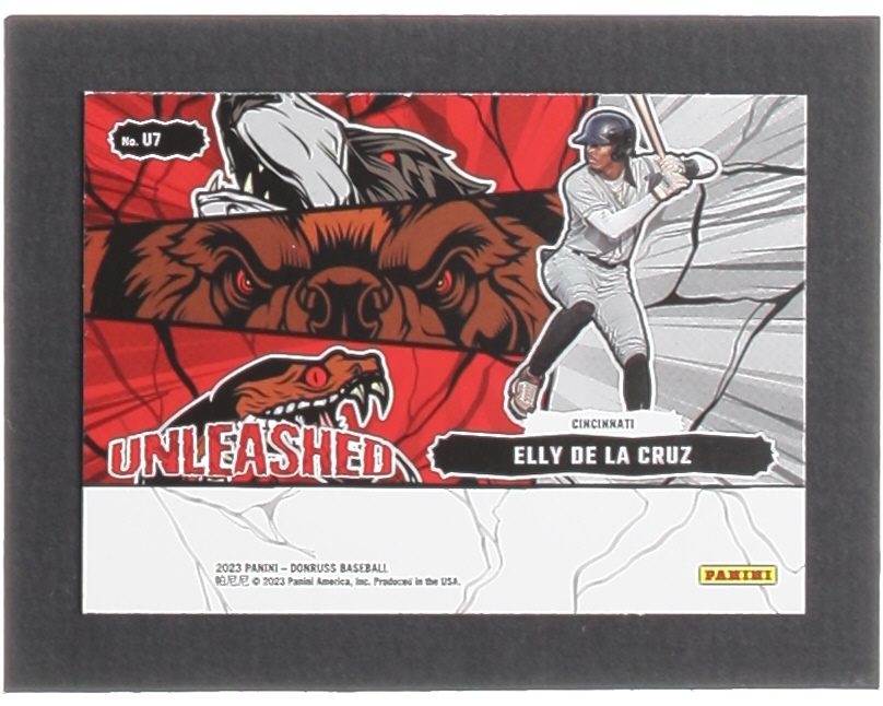 Elly De La Cruz 2023 Donruss Unleashed Pink Fireworks #7 | Pristine Auction
