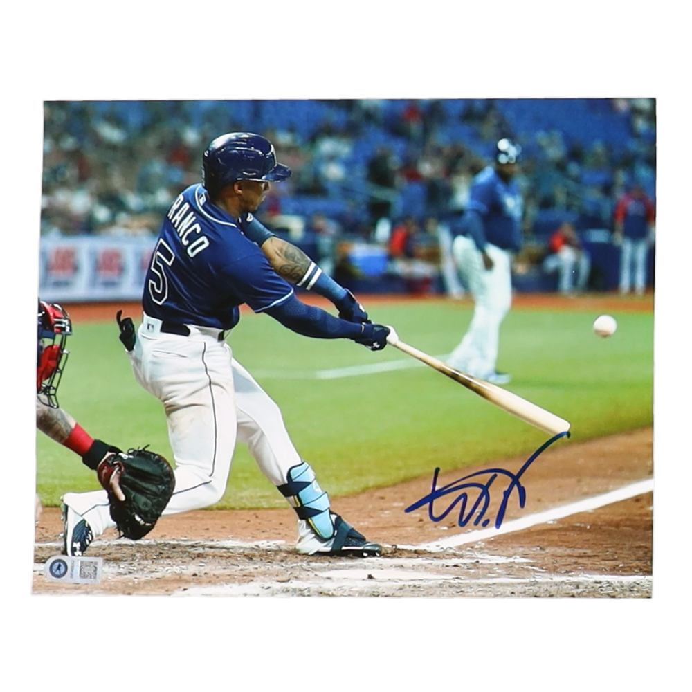 Wander Franco Signed Rays 8x10 Photo (Franco) | Pristine Auction