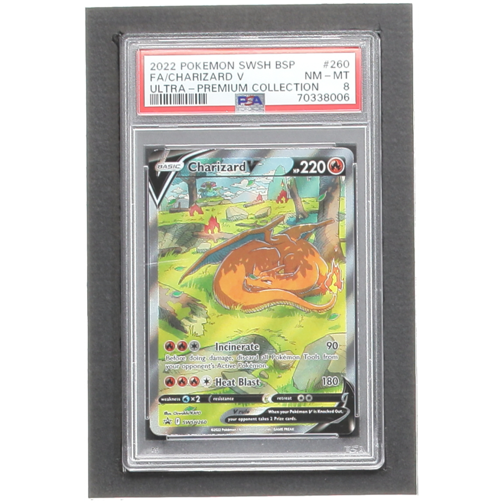 Charizard V Pokemon 2022 Sword & Shield Promo SWSH #260 (PSA 8 ...