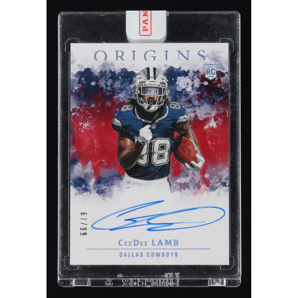 CeeDee Lamb 2020 Panini Origins Rookie Autographs Red #8 EXCH #67/99 RC ...