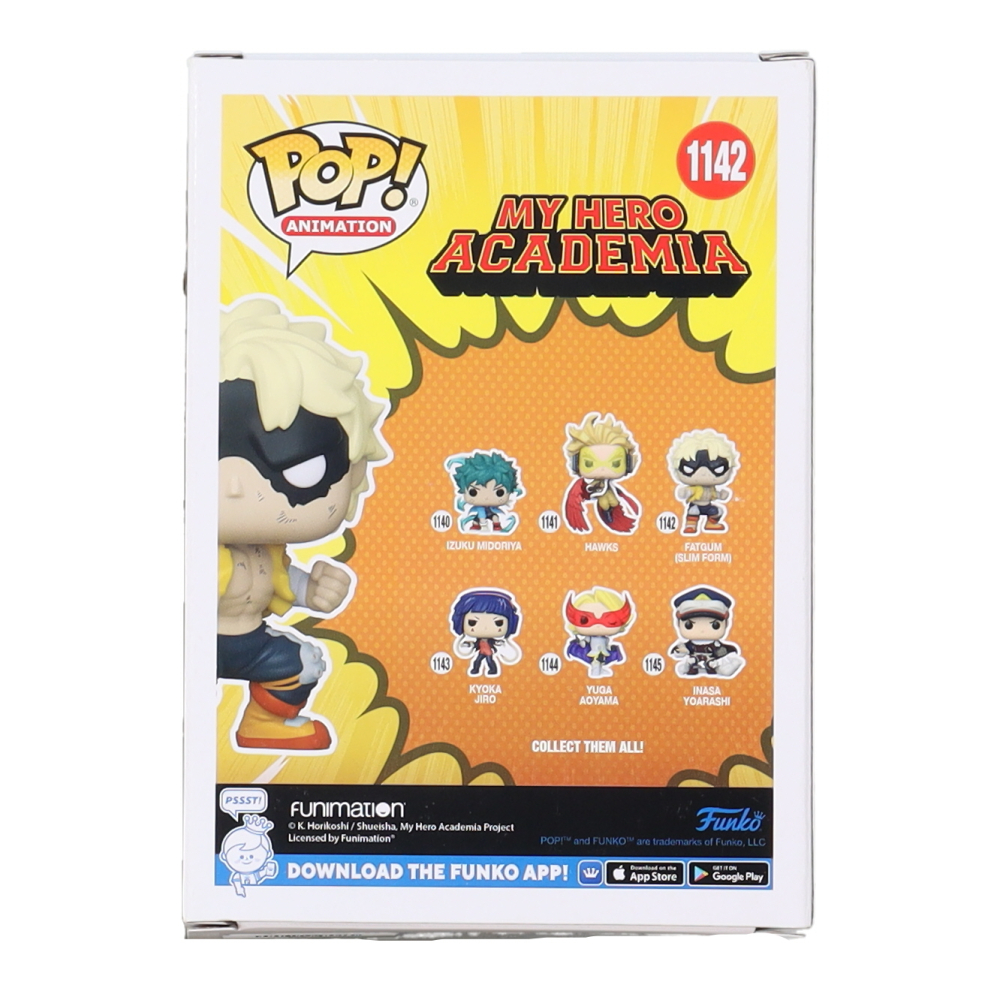 Kyle Hebert Signed "My Hero Academia" #1142 Fatgum (Slim Form) Funko ...