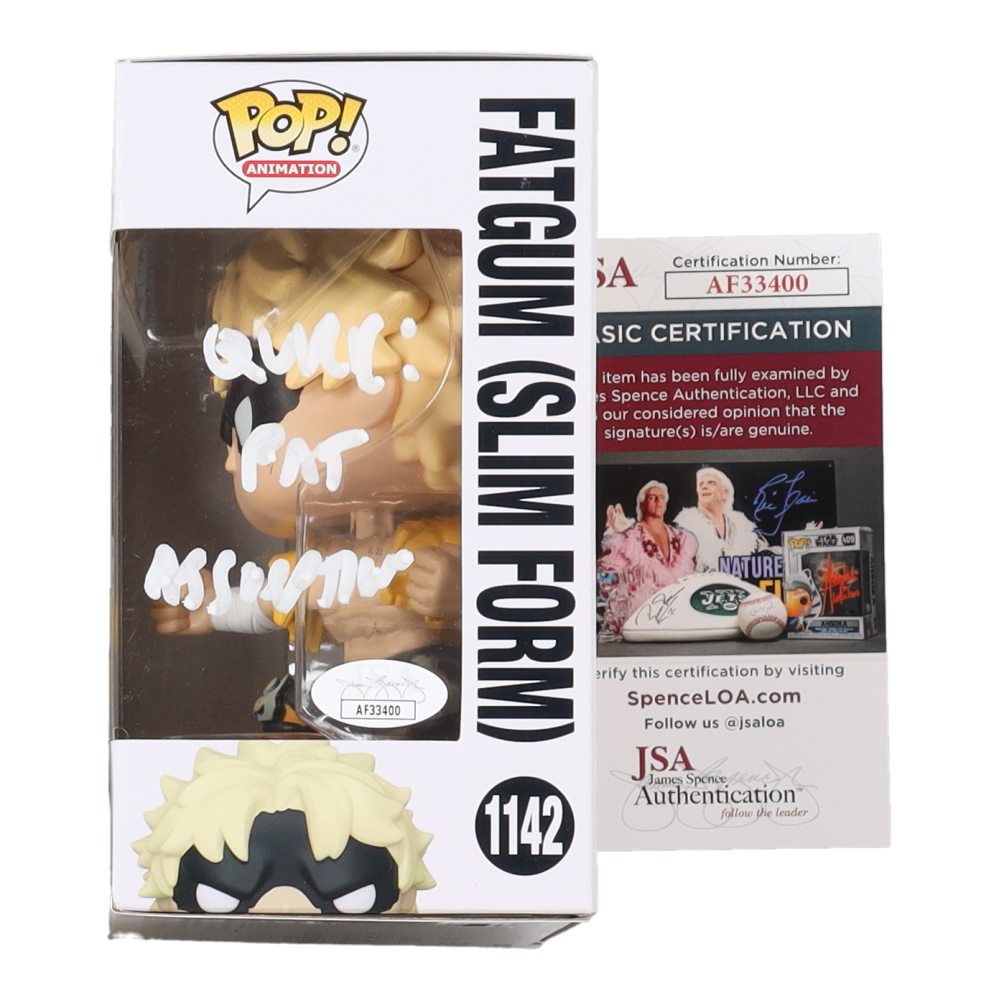 Kyle Hebert Signed "My Hero Academia" #1142 Fatgum (Slim Form) Funko ...