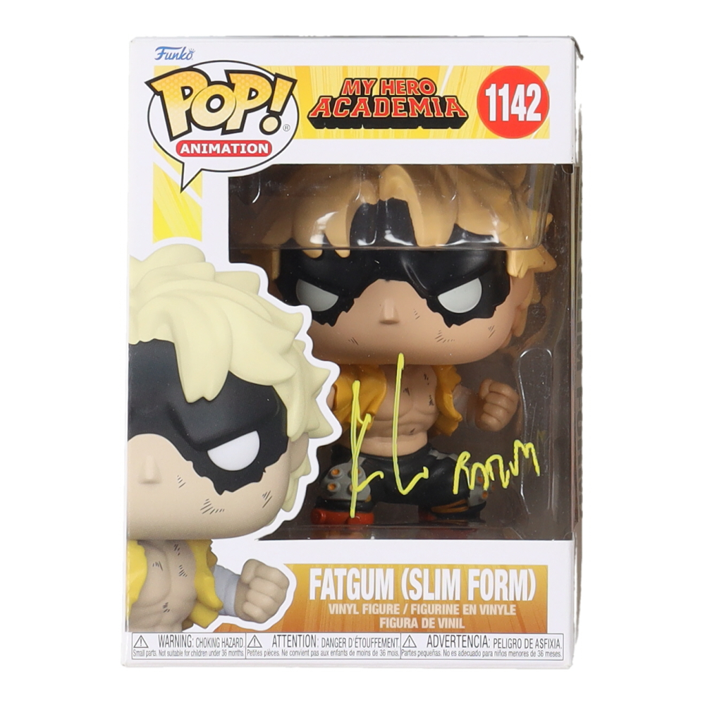 Kyle Hebert Signed "My Hero Academia" #1142 Fatgum (Slim Form) Funko ...