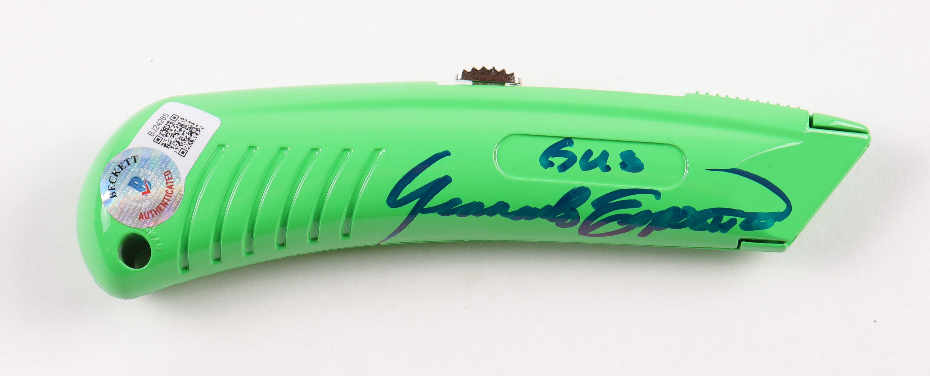 Giancarlo Esposito Signed "Breaking Bad" Box Cutter Inscribed "Gus ...