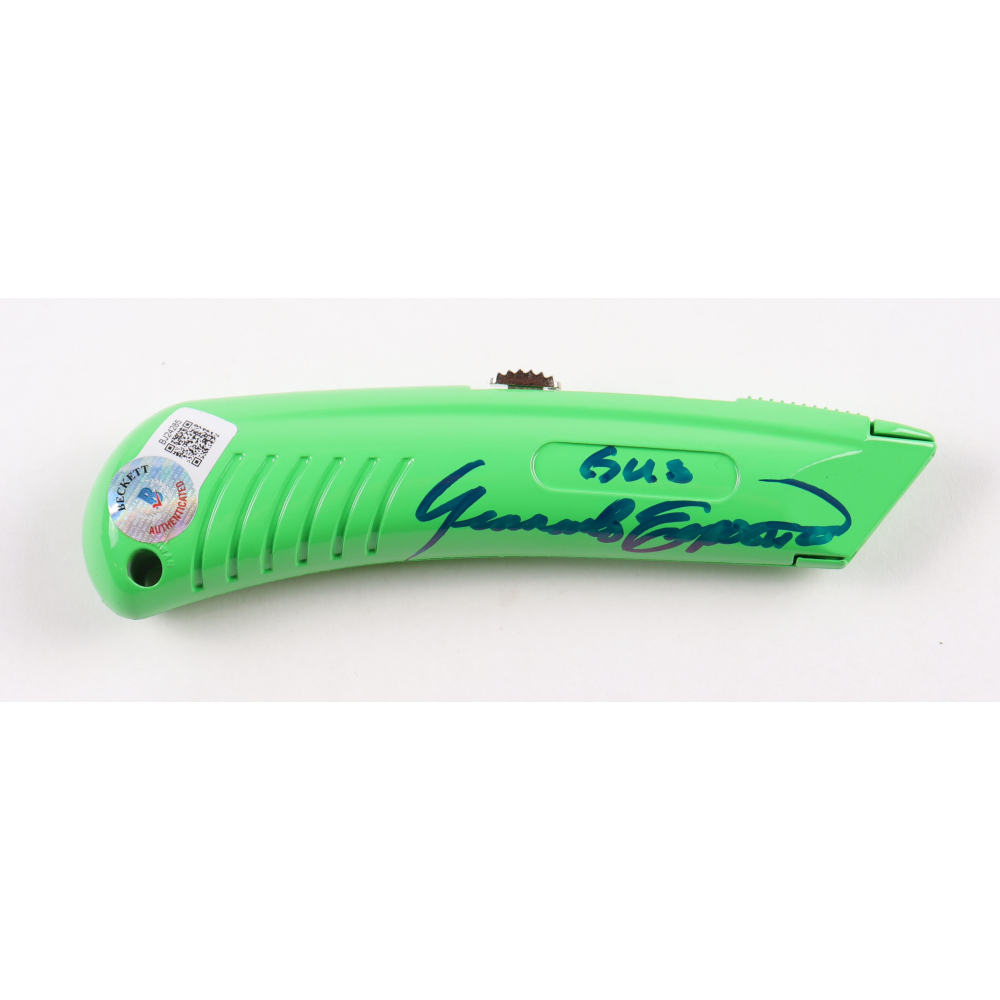 Giancarlo Esposito Signed "Breaking Bad" Box Cutter Inscribed "Gus ...