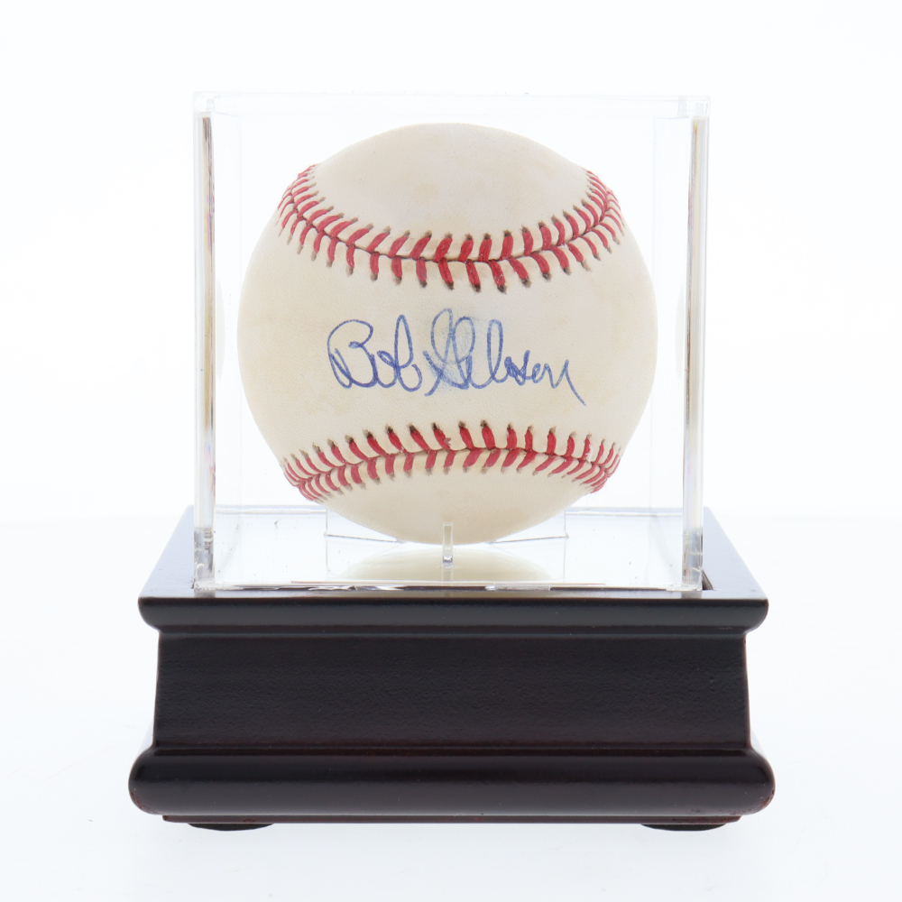 Bob Gibson Signed OAL Baseball With Display Case (PSA) | Pristine Auction