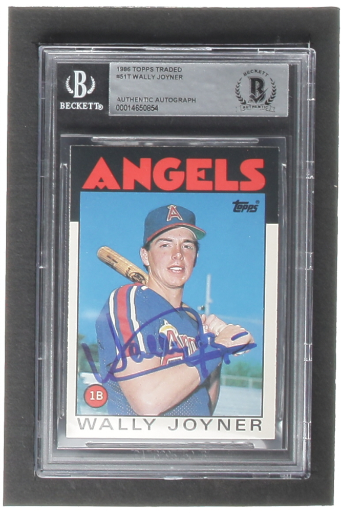 Wally Joyner Signed 1986 Topps Traded #51T XRC (BGS) | Pristine Auction