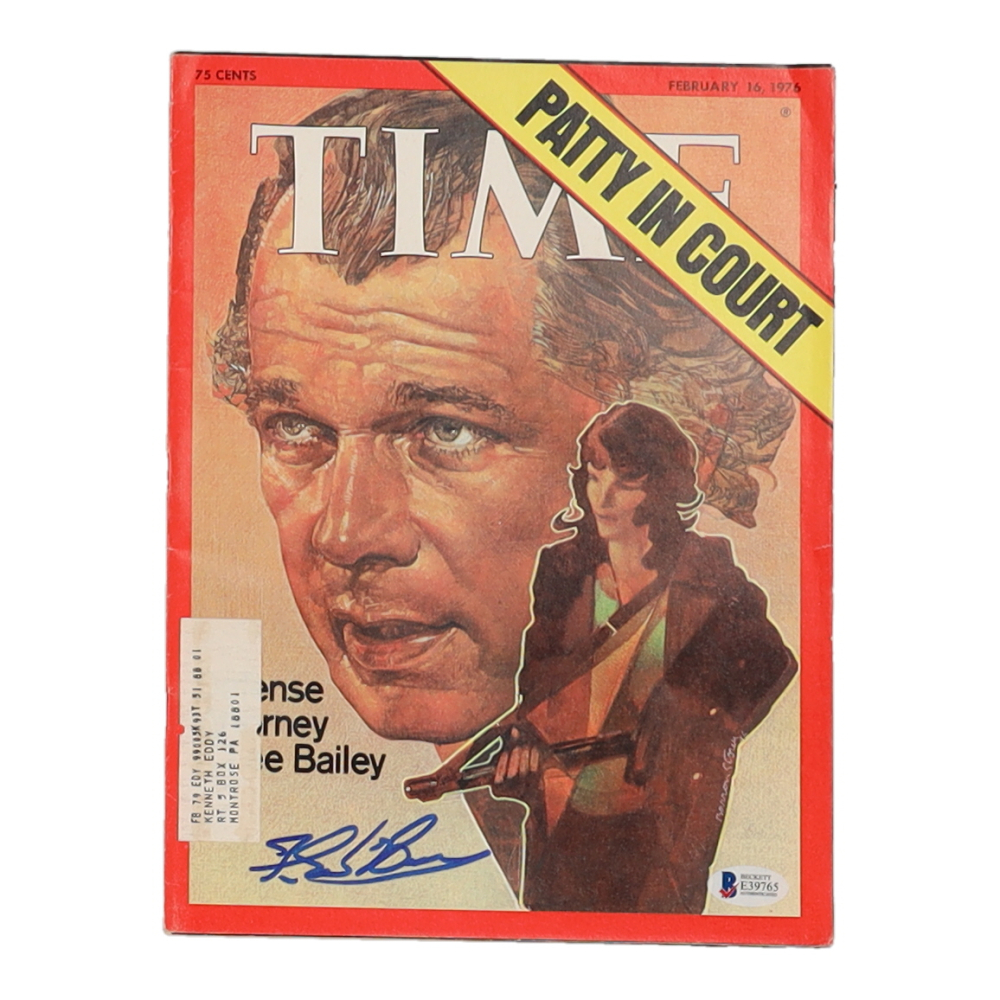 F. Lee Bailey Signed 1976 Time Magazine (Beckett) | Pristine Auction