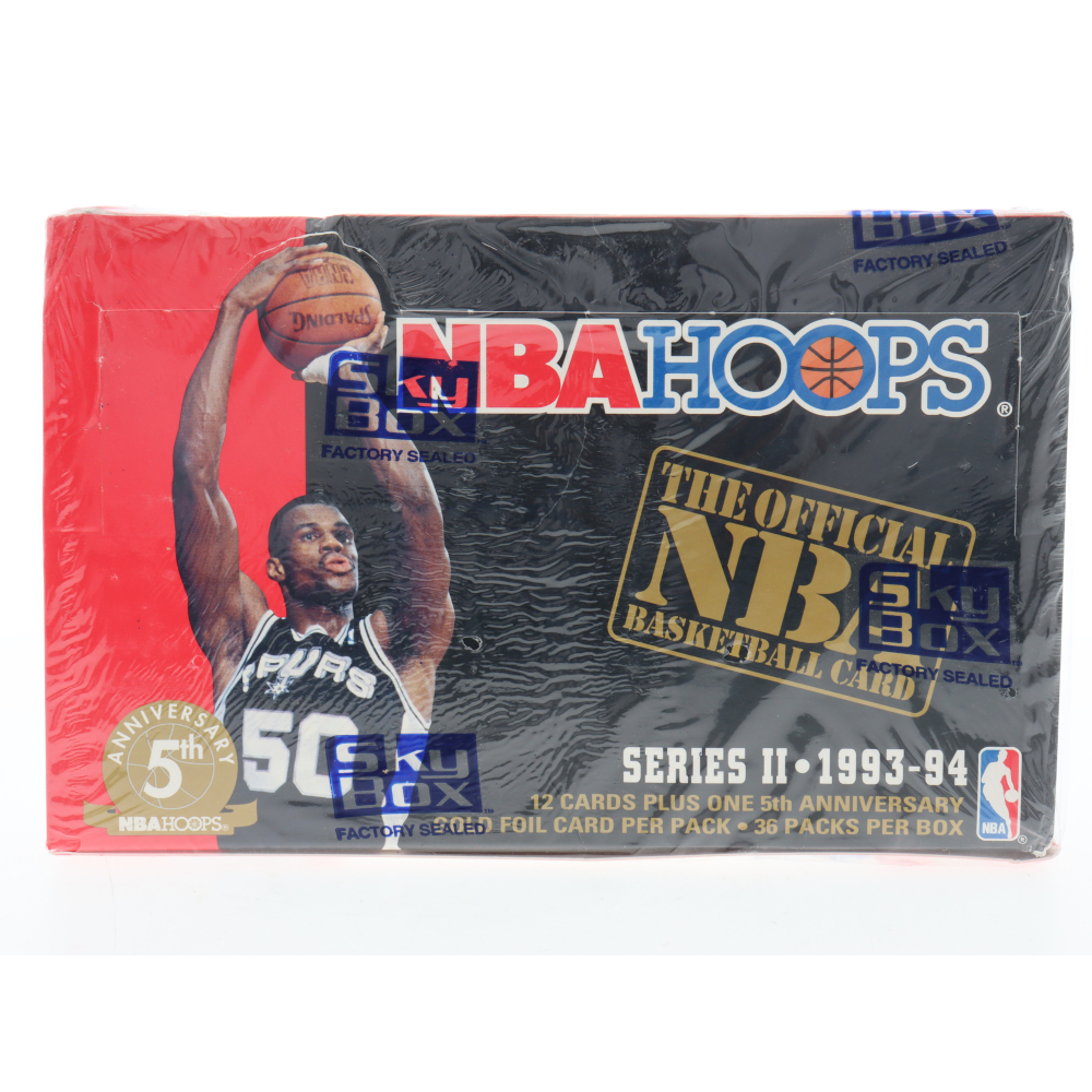 1993-94 Hoops Series 2 Basketball Hobby Box with (36) Packs | Pristine ...