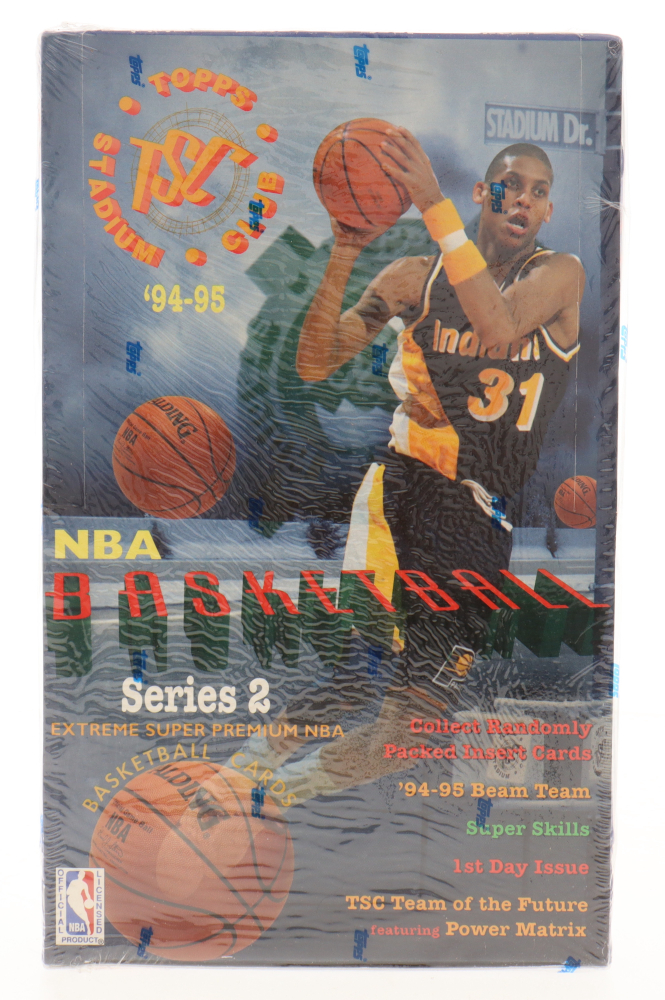 1994-95 Topps Stadium Club Series 2 Basketball Hobby Box with (24 ...