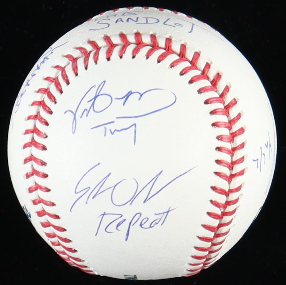"The Sandlot" OML Baseball Cast-Signed By (6) With Tom Guiry, Chauncey ...