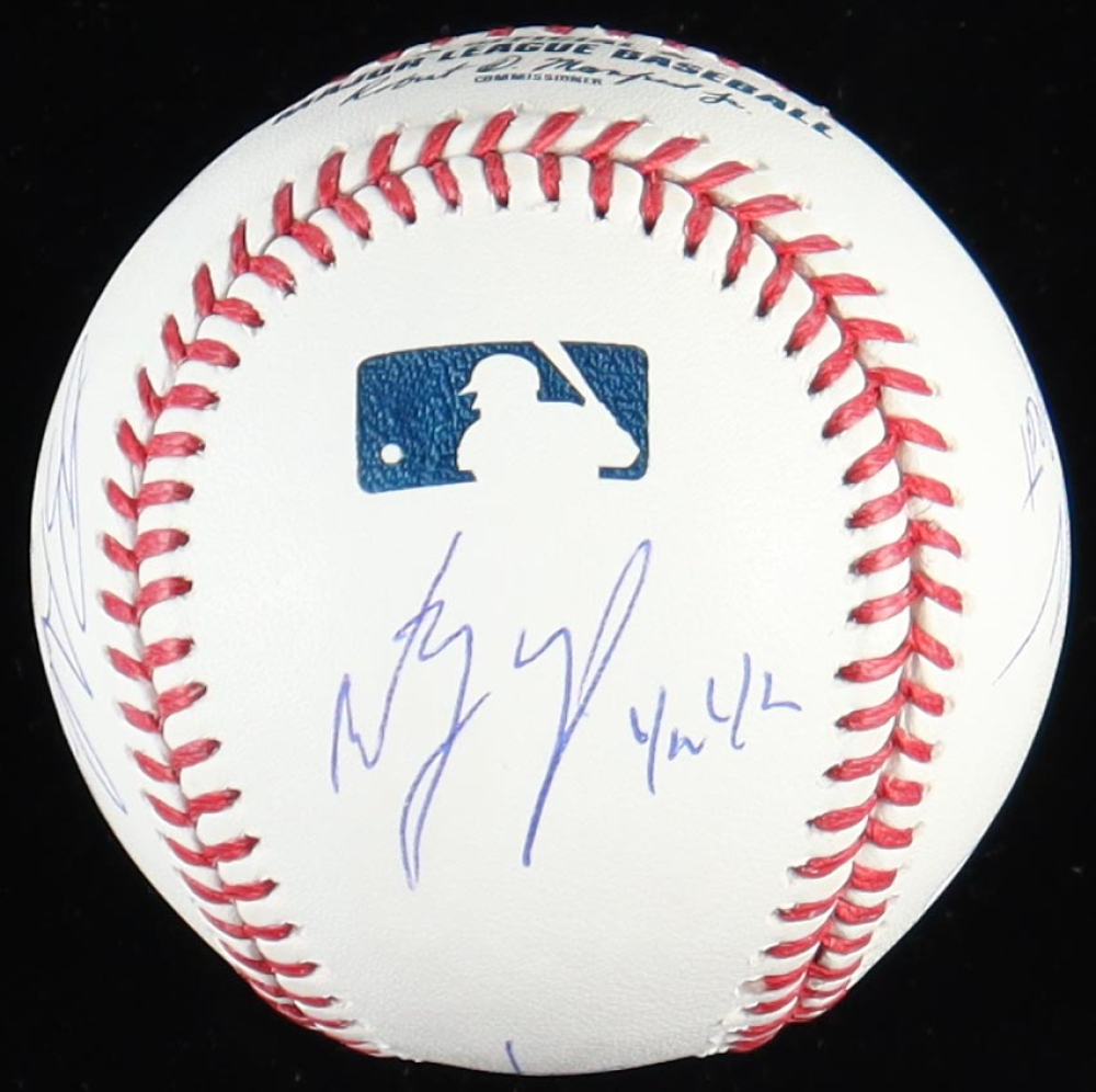 "The Sandlot" OML Baseball Cast-Signed By (6) With Tom Guiry, Chauncey ...