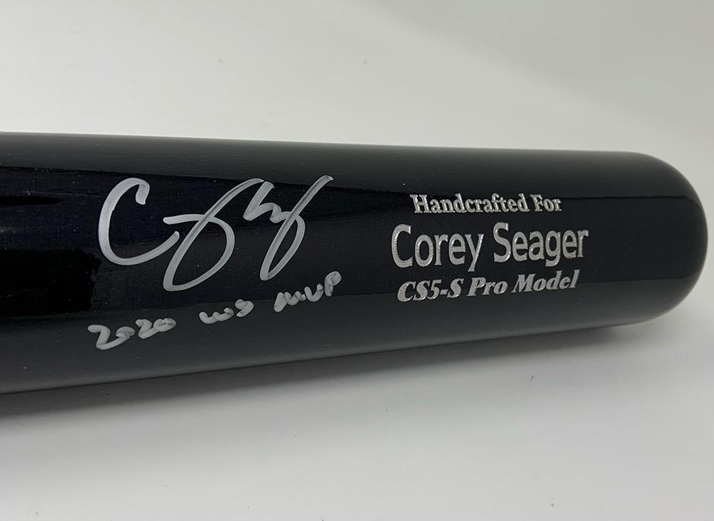 Corey Seager Signed Marucci Player Model Bat Inscribed "2020 WS MVP ...