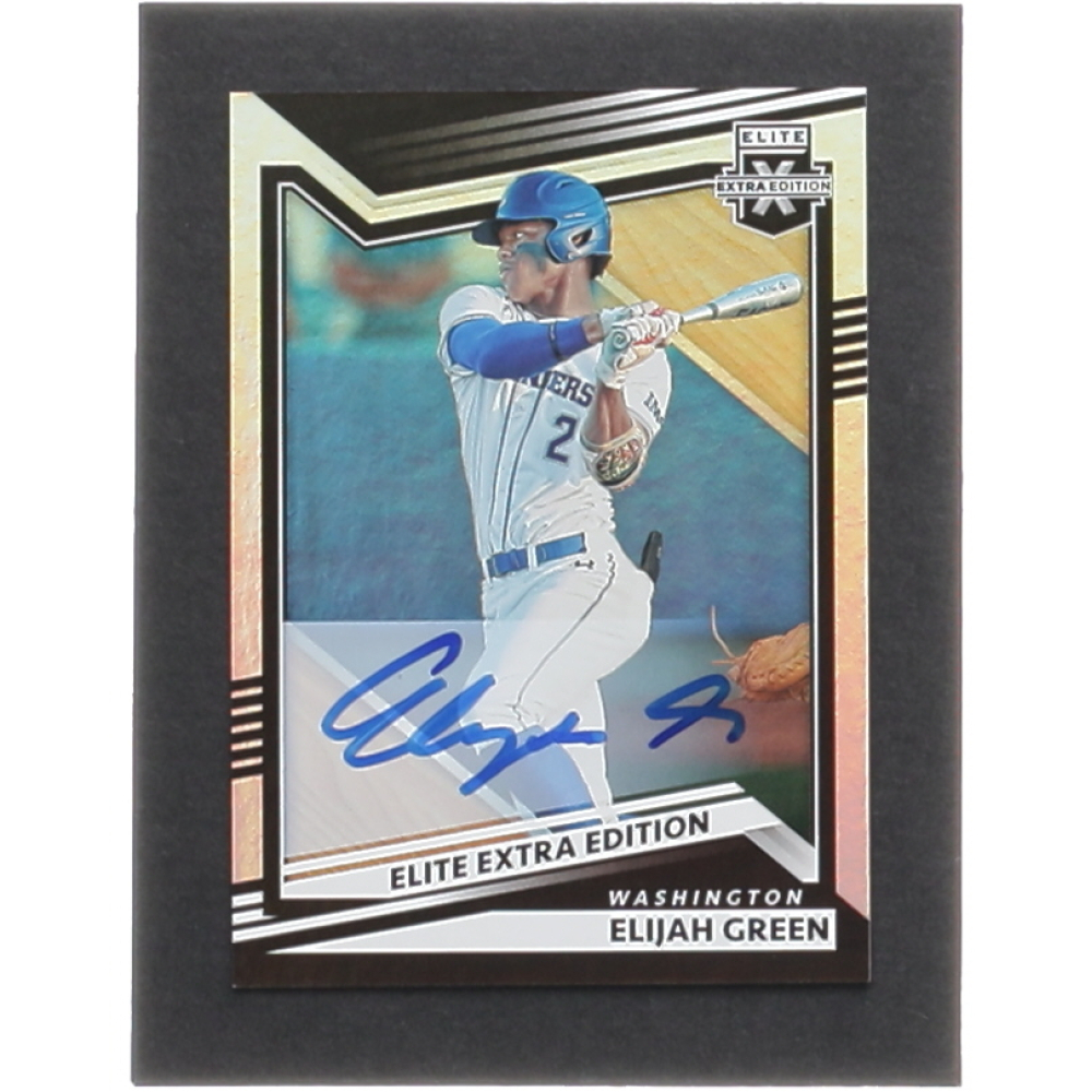 Elijah Green 2022 Elite Extra Edition Signatures #5 RC | Pristine Auction