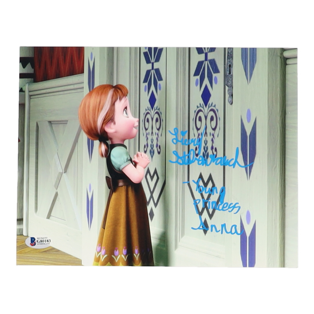 Livvy Stubenrauch Signed "Frozen" 8x10 Photo Inscribed "Young Princess ...