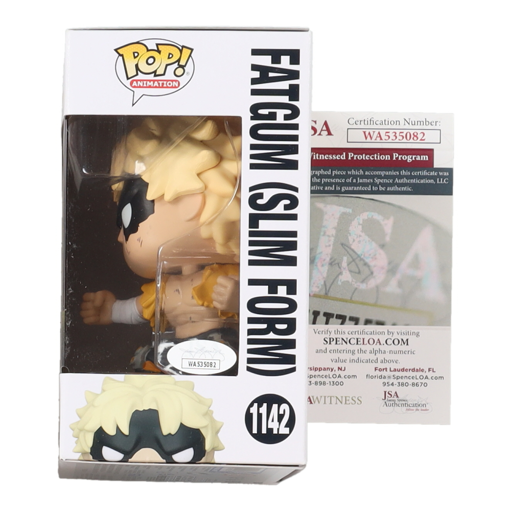 Kyle Hebert Signed "My Hero Academia" #1142 Fatgum (Slim Form) Funko ...