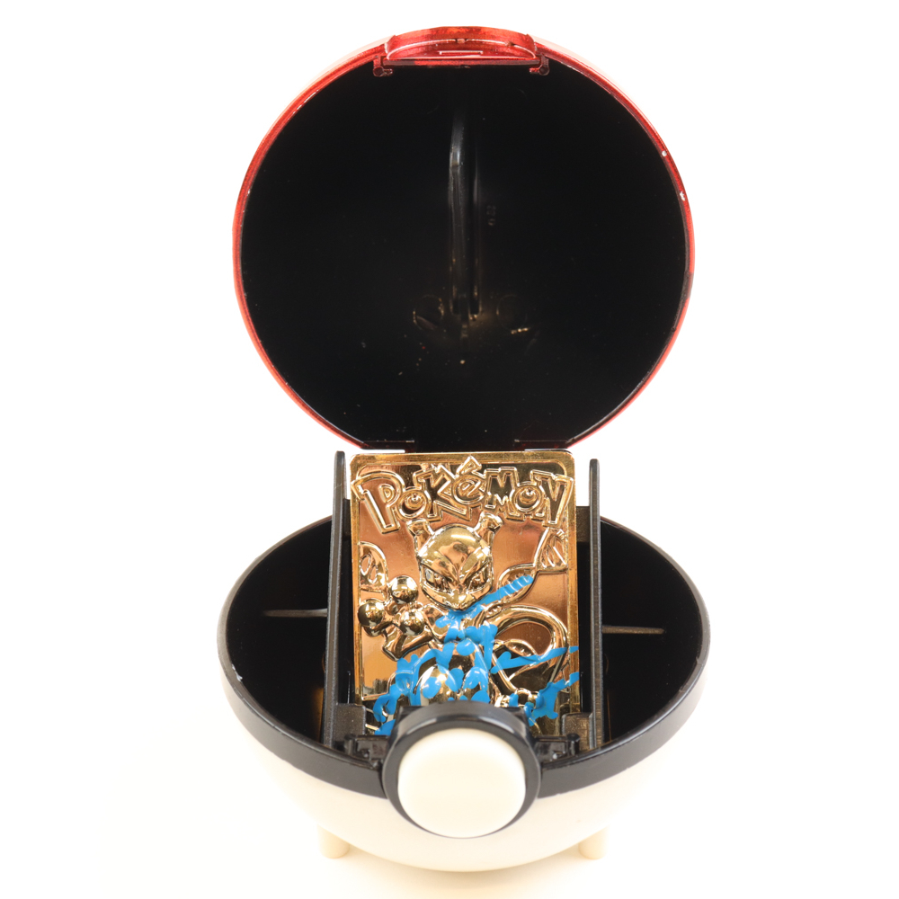 Jay Goede Signed 1999 Burger King 23KT Gold MewTwo Card Inscribed ...