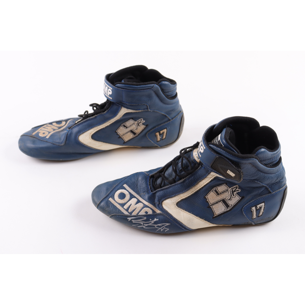 Ricky Stenhouse Jr. Signed & Race-Used NASCAR Shoes (PA) | Pristine Auction