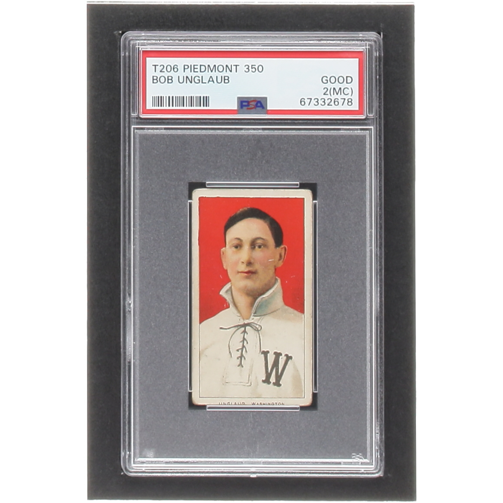 Bob Unglaub 1909-11 T206 #494 (PSA 2) (MC) | Pristine Auction