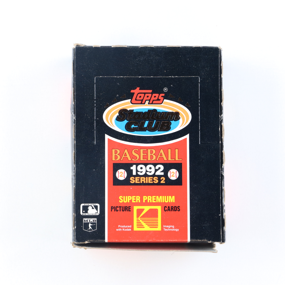 1992 Topps Stadium Club Series 2 Baseball Hobby Box with (36) Packs ...