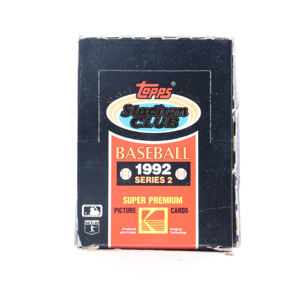 1992 Topps Stadium Club Series 2 Baseball Hobby Box with (36) Packs ...