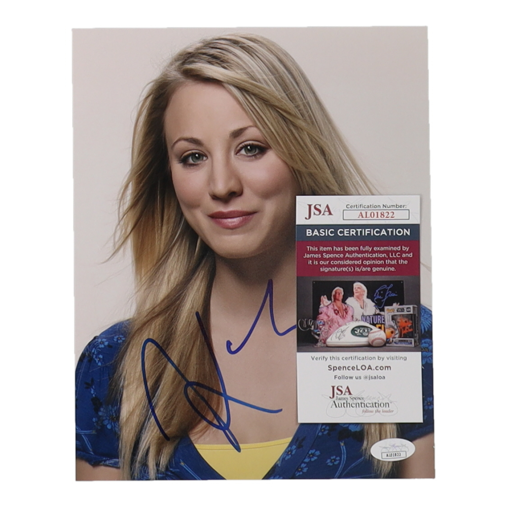 Kaley Cuoco Signed 8x10 Photo (JSA) | Pristine Auction
