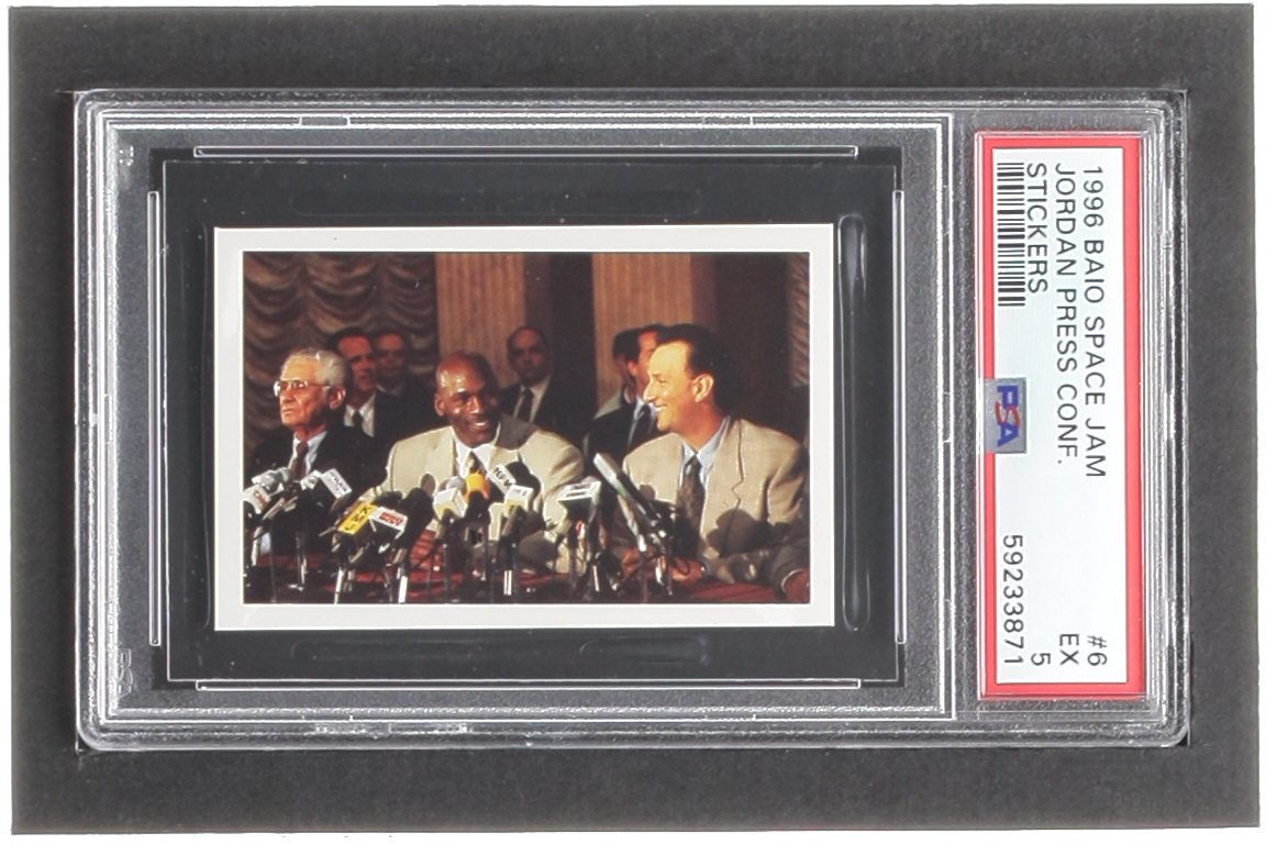 Sticker 6 1996 Panini Space Jam Album Stickers #6 (PSA 5) | Pristine ...