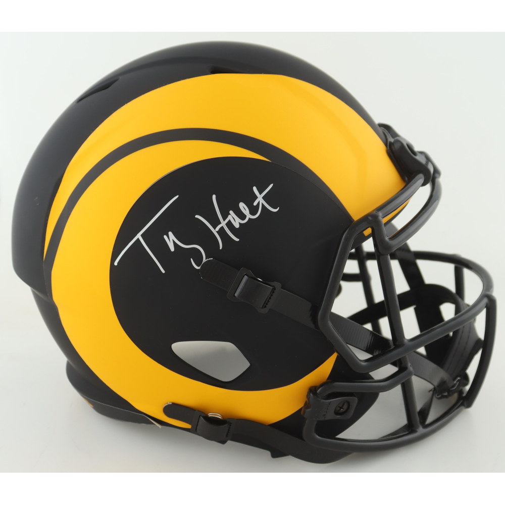 Torry Holt Signed Rams Full-Size Eclipse Alternate Speed Helmet ...