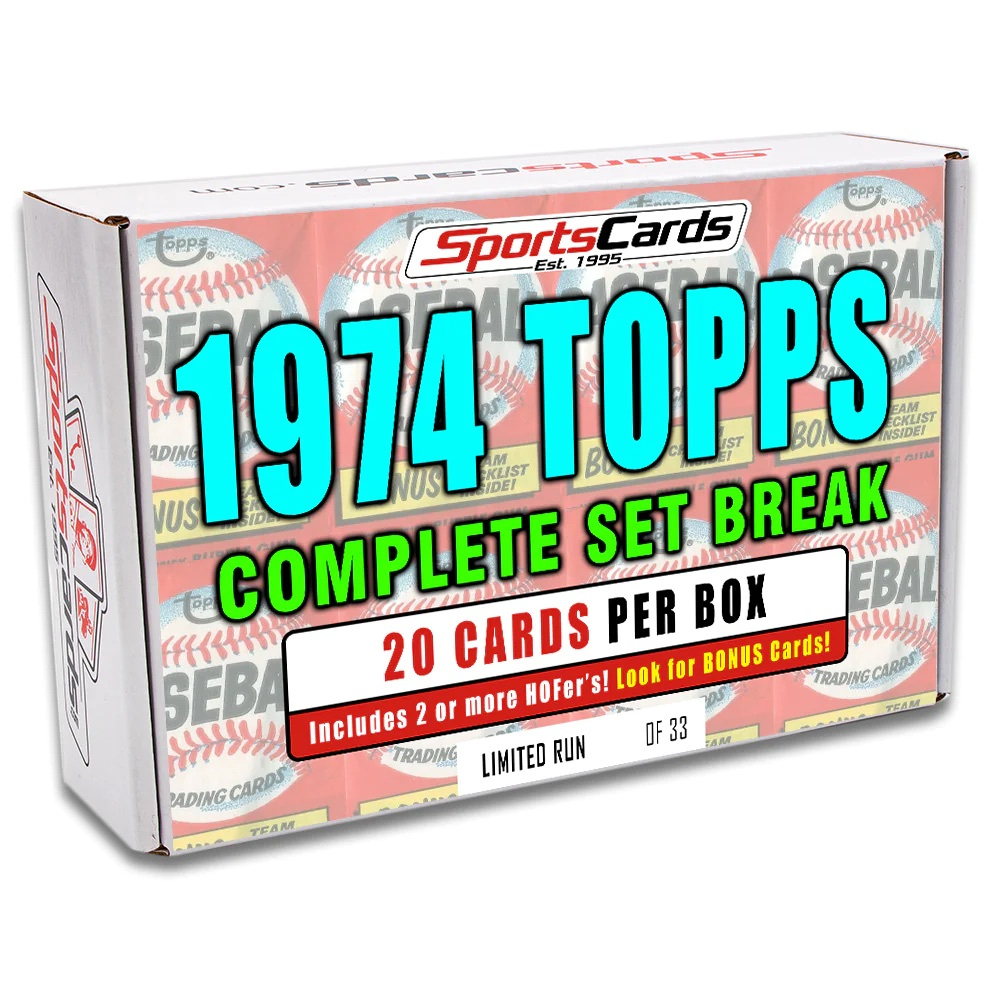 1974 TOPPS BASEBALL COMPLETE SET BREAK | Pristine Auction