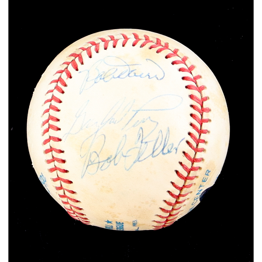 Bobby Doerr, Gaylord Perry & Bob Feller Signed OAL Baseball (UDA ...