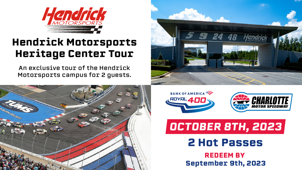 Hendrick Motorsports NASCAR VIP Experience at Charlotte Roval for (2 ...