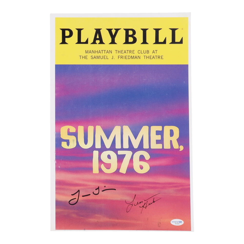 Jessica Hecht & Laura Linney Signed "Summer, 1976" Playbill Poster ...