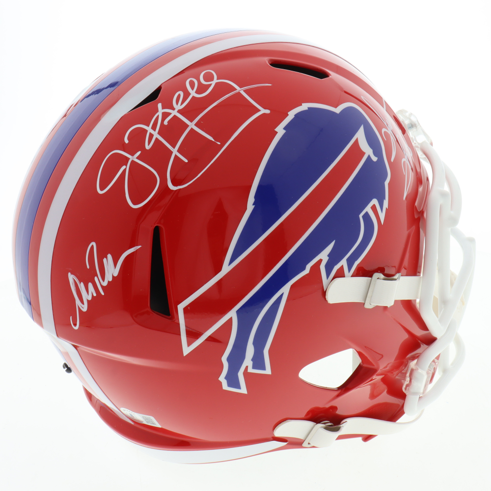 Jim Kelly, Thurman Thomas & Andre Reed Signed Bills Full-Size Speed ...