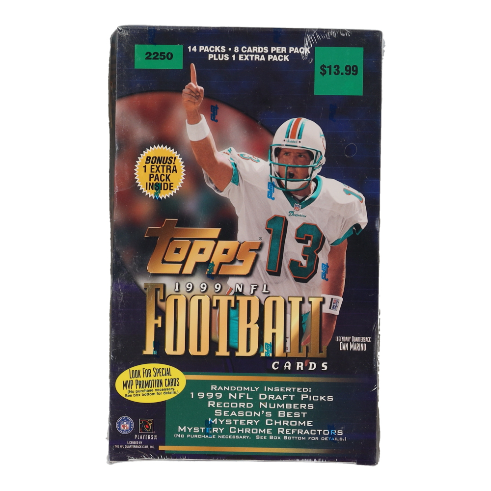 1999 Topps Football Hobby Box with (14) Packs | Pristine Auction