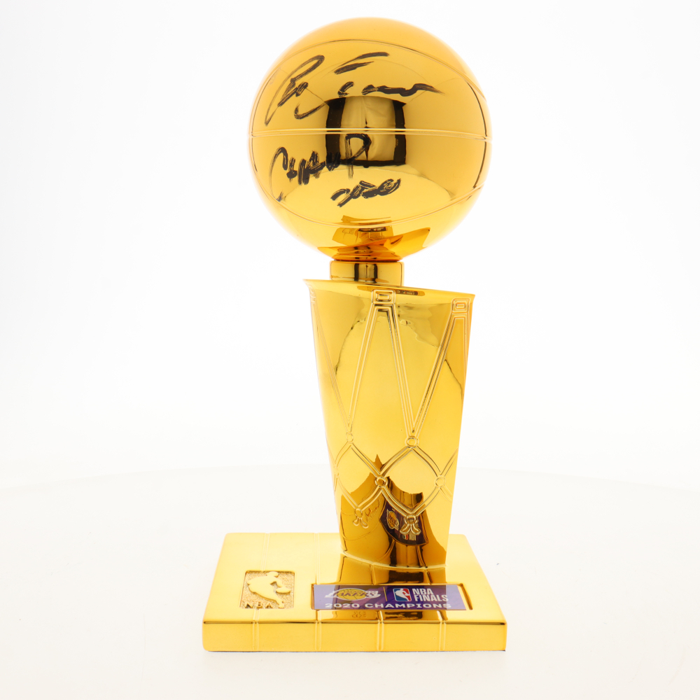 Alex Caruso Signed Lakers 2020 NBA Champions Mini Trophy Inscribed ...