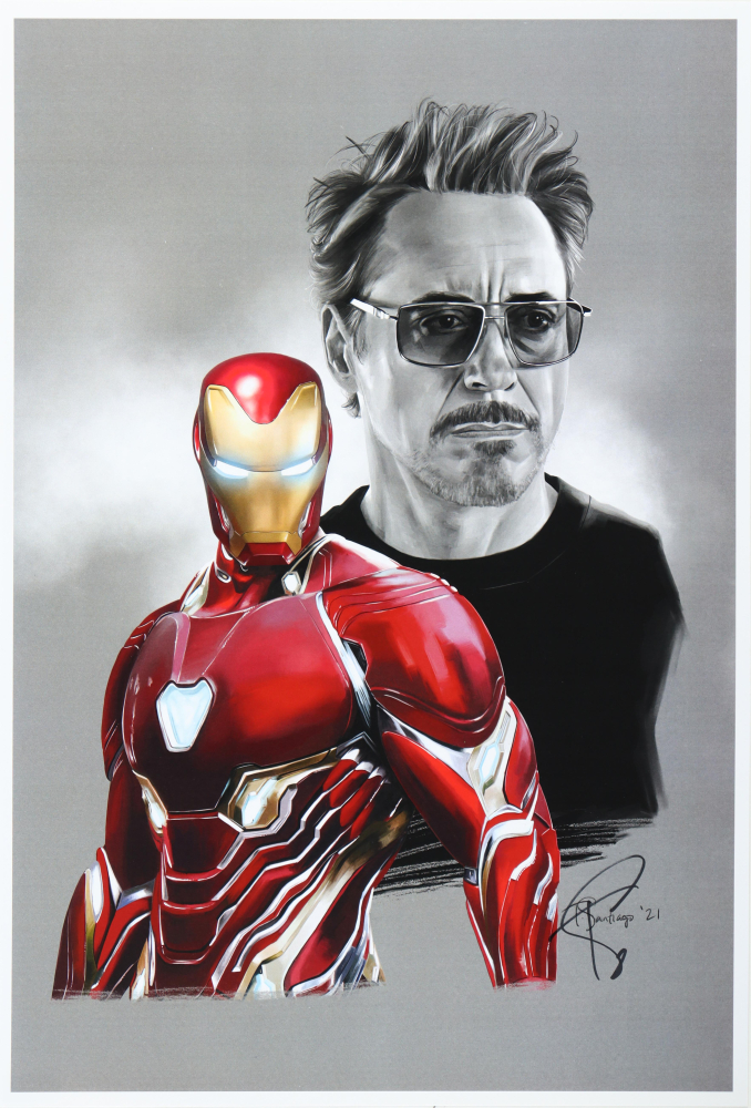Iron Man | Robert Downey Jr. - Marvel Comics 13x19 Signed Lithograph by ...