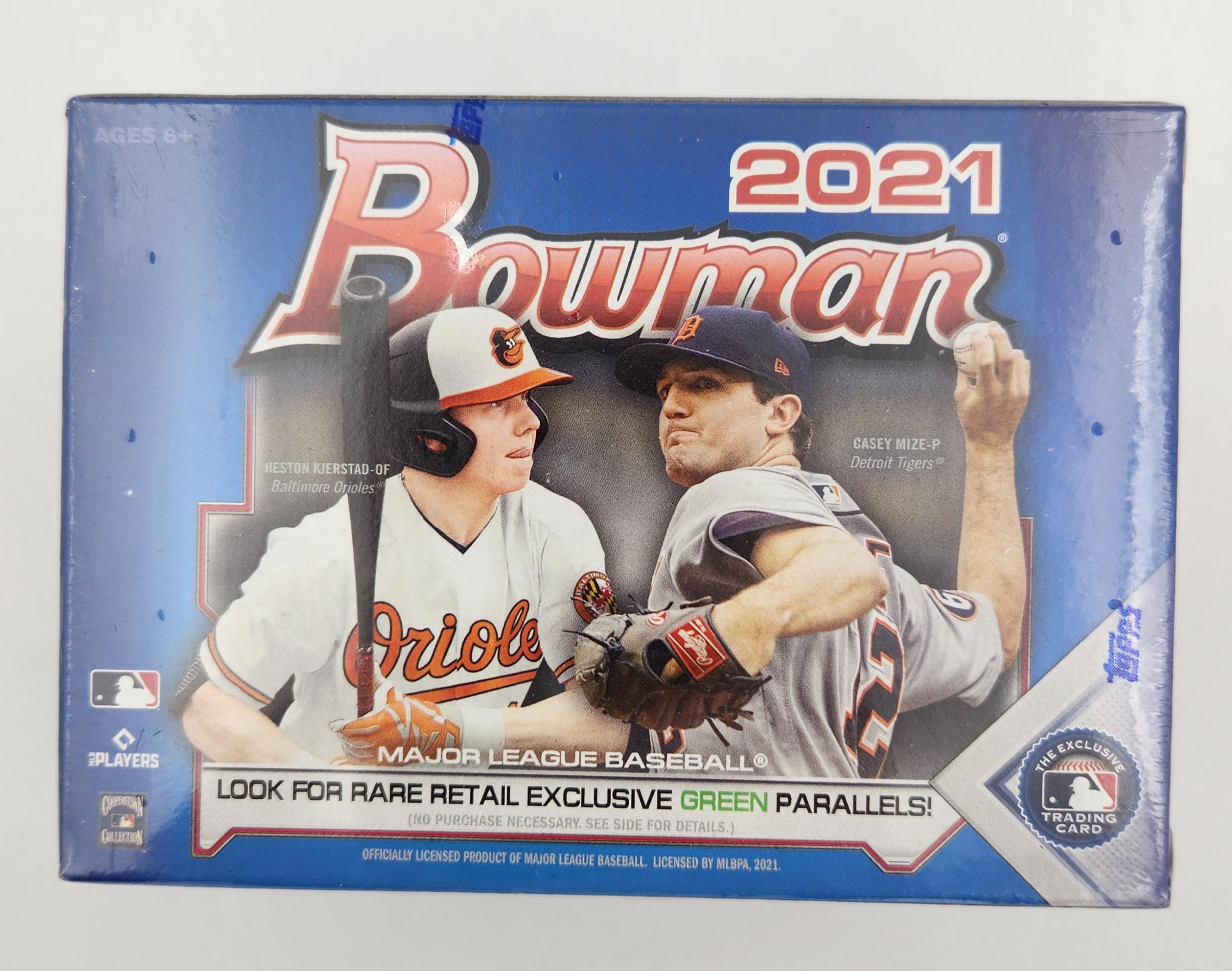 2021 Bowman Baseball Blaster Box with (6) Packs | Pristine Auction