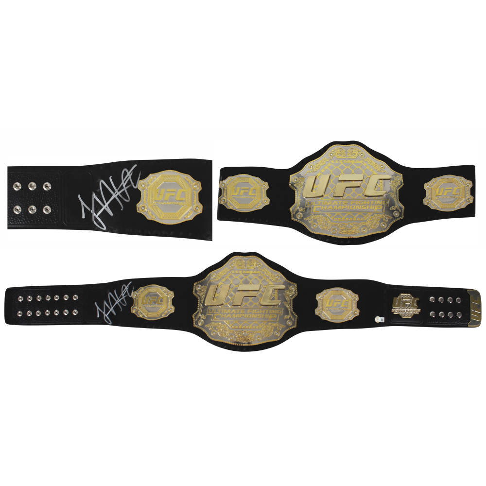 Khabib Nurmagomedov Signed UFC World Championship Belt (Beckett ...