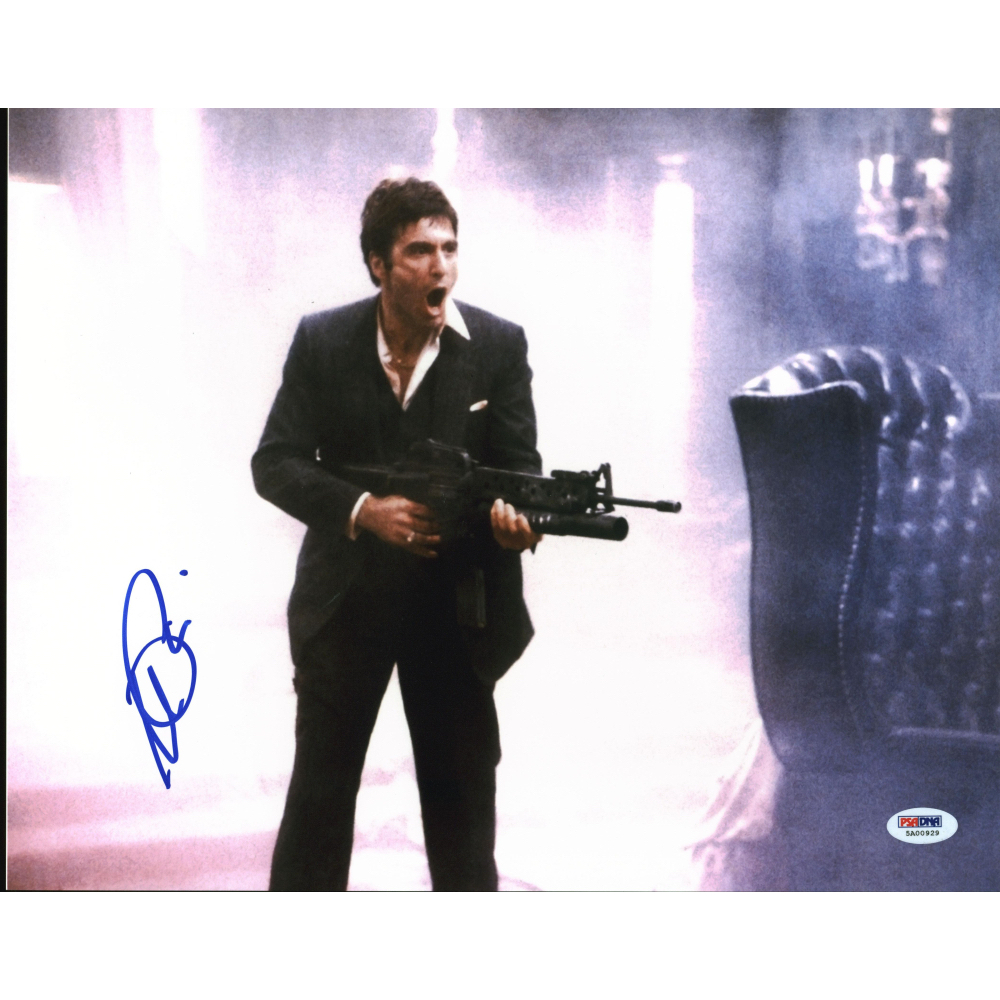 Al Pacino Signed "Scarface" 11x14 Photo (PSA | Autograph Graded 10 ...