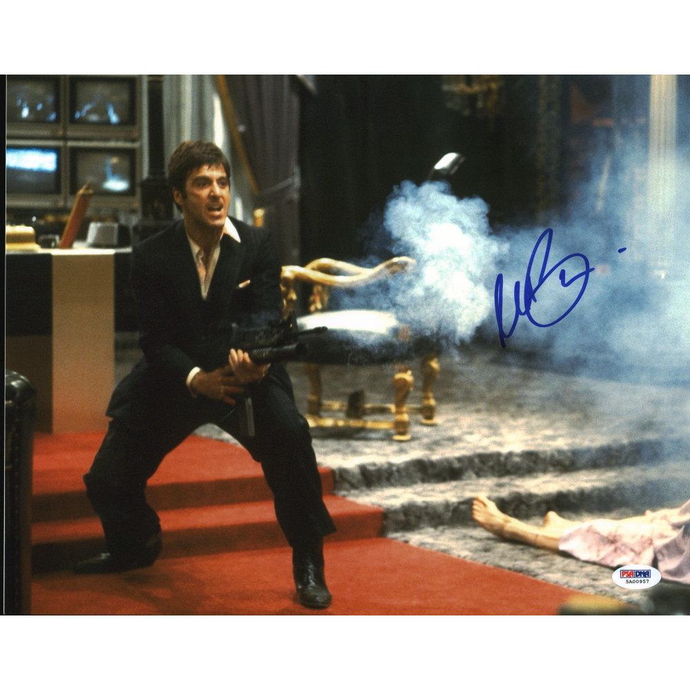 Al Pacino Signed "Scarface" 11x14 Photo (PSA | Autograph Graded 10 ...