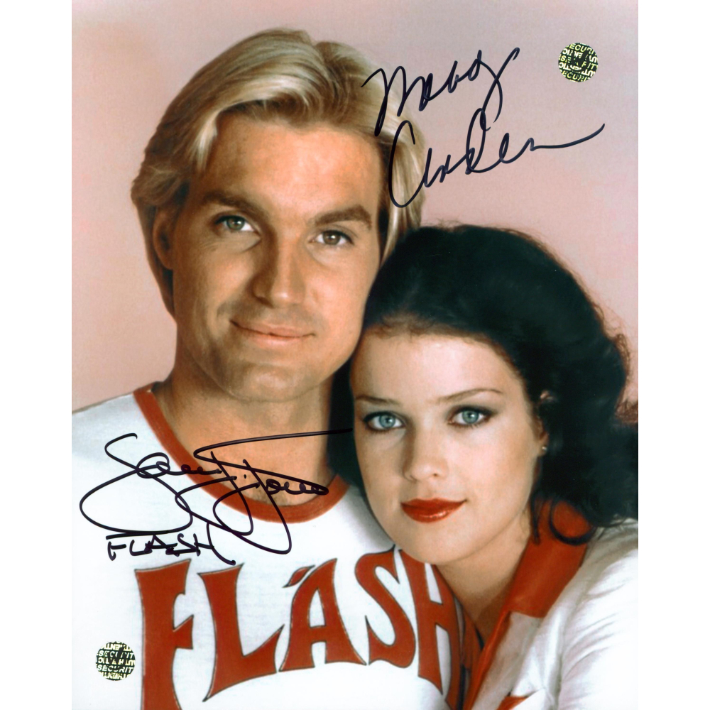 Sam Jones & Melody Anderson Signed "Flash Gordon" 8x10 Photo (Wizard ...