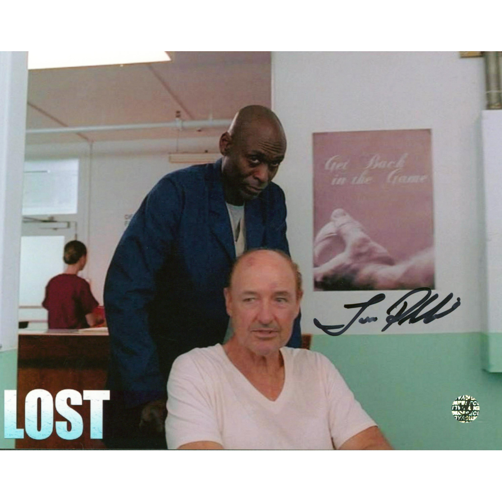 Lance Reddick Signed Lost 8x10 Photo Wizard World Pristine Auction