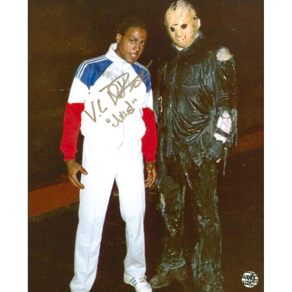 V. C. Dupree Signed "Friday the 13th Part VIII" 8x10 Photo Inscribed ...