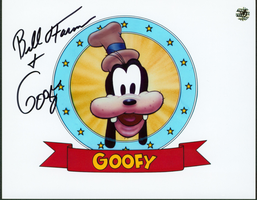 Bill Farmer Signed "A Goofy Movie" 8x10 Photo Inscribed "Goofy" (Wizard ...